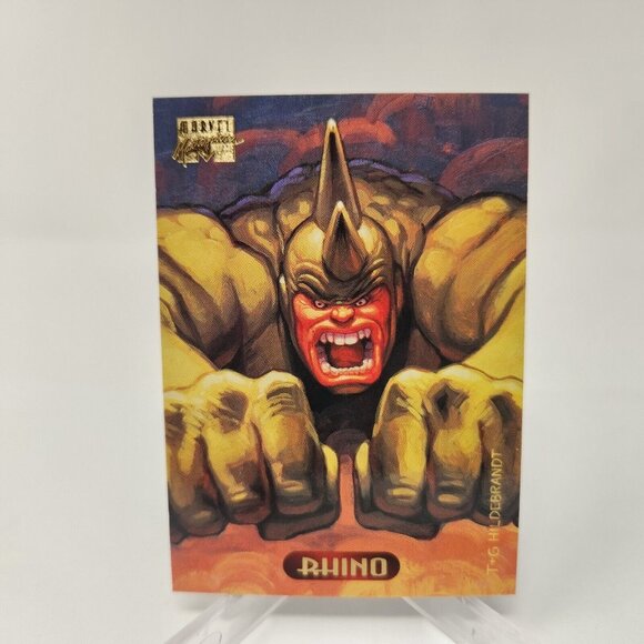 Marvel | Toys | Rhino 0 1994 Marvel Masterpieces Trading Card A62 ...